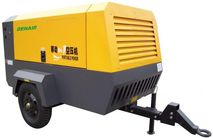 Professional Industrial Portable Air Compressor With Cummins Diesel Engine